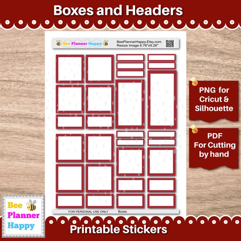 February Headers - Etsy