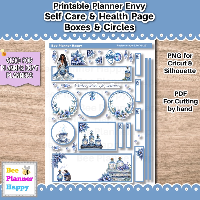 Collage Planner Template - Etsy