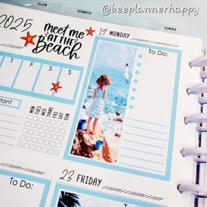 Beach Fun Printable Stickers for Planner Envy Signature Layout | Summer ...