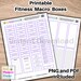 Printable Weight Scale Stickers ~ Classic Vertical Fitness Wellness ...
