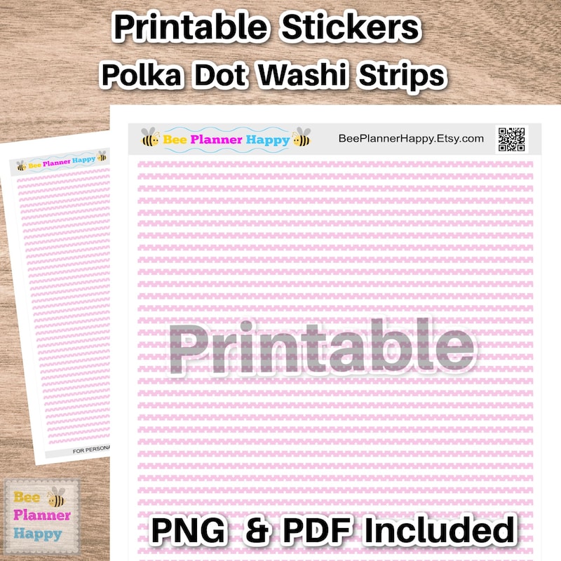 Sticker Sheet Strip - Etsy