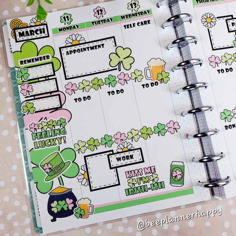 Printable Planner Box Stickers ~ Black Decorative Dash Line Boxes Fit ...