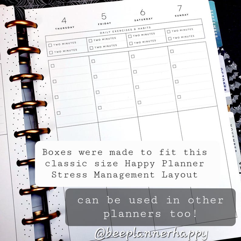 Printable Fitness Macro Box Stickers ~ Golden Yellow Color Boxes Fit HP ...