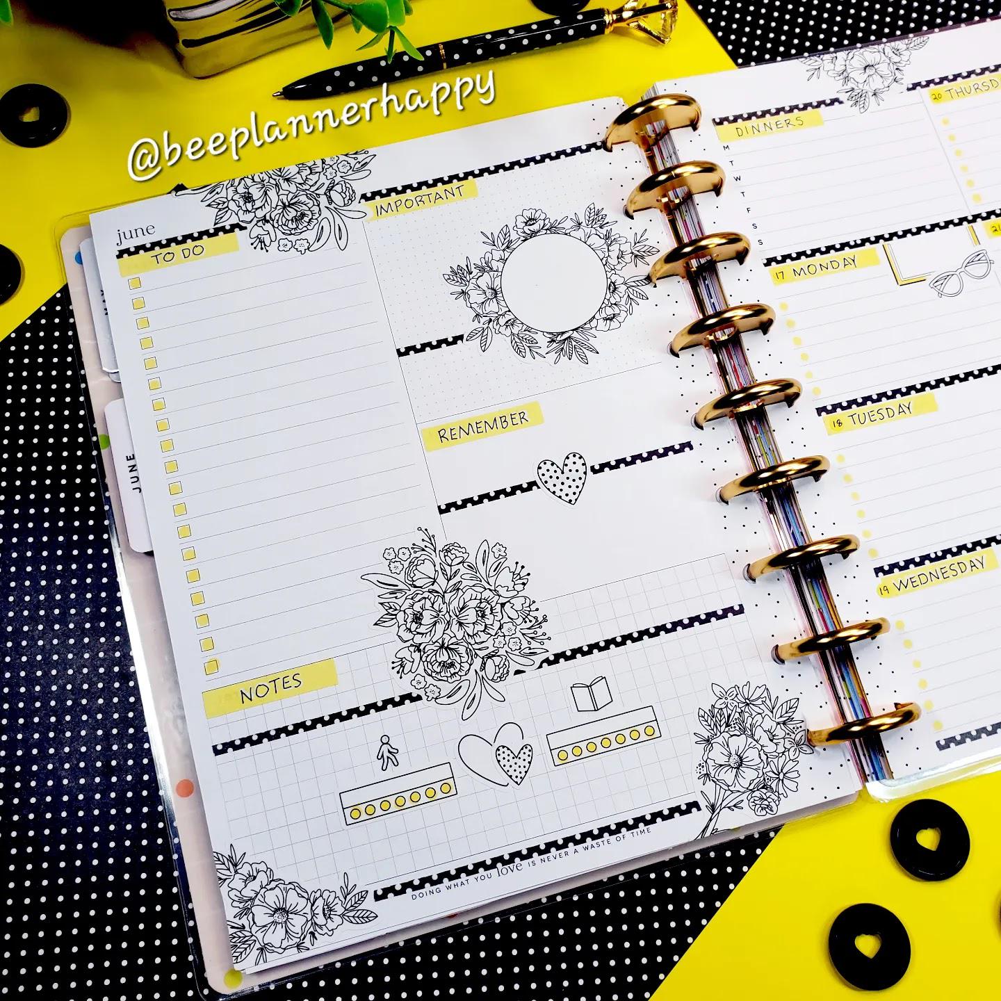 Printable Black and White Polka Dot Skinny Washi Strips for Planners ...