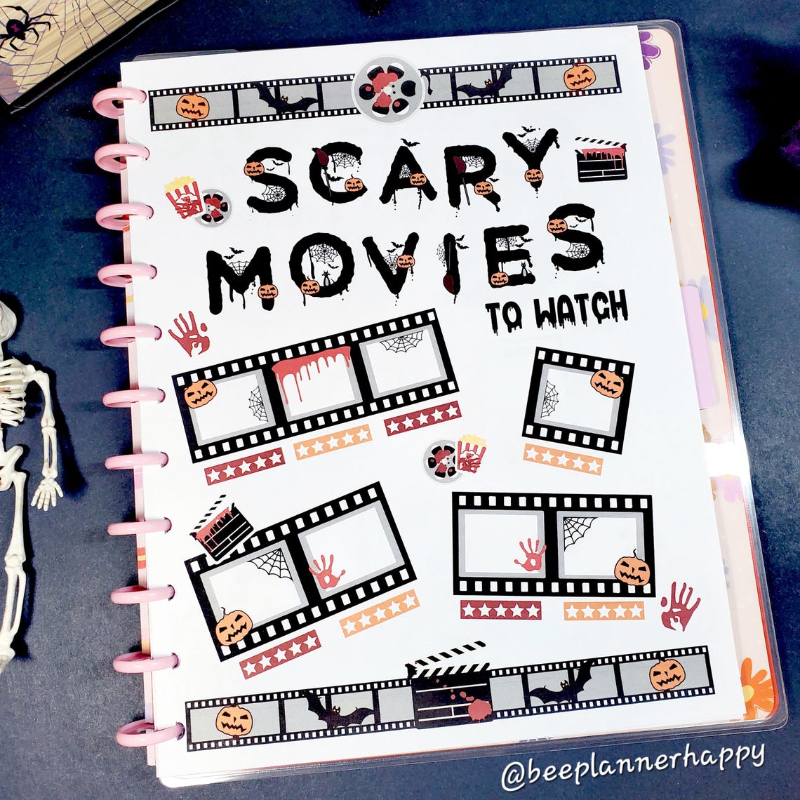 Printable Scary Movie Watch List ~ Halloween Movie Tracker ~ October ...