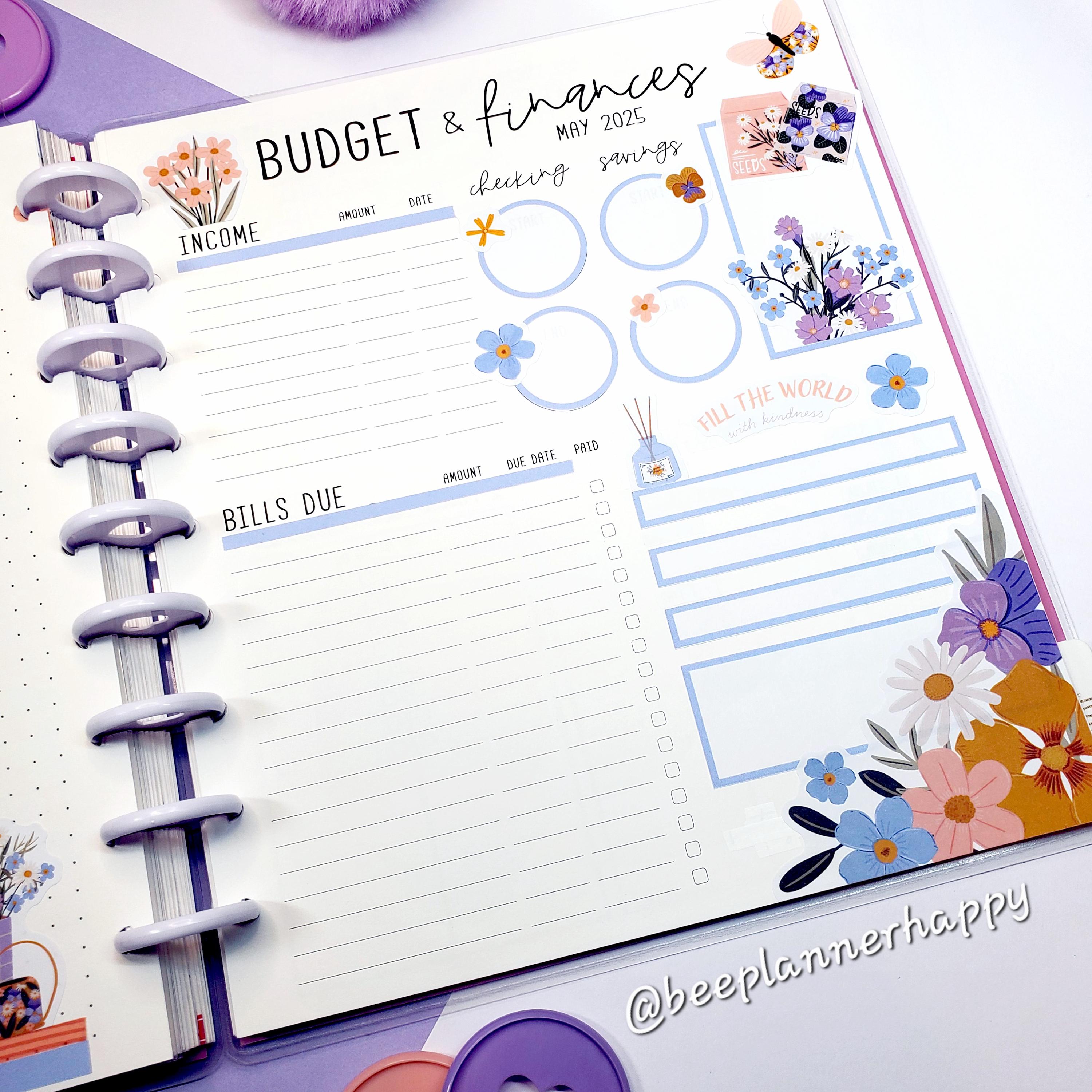 Printable Stickers for Planner Envy – Periwinkle Health and Budget ...