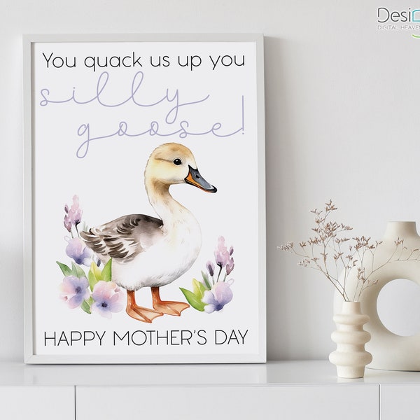 Cute Goose Poster - Etsy