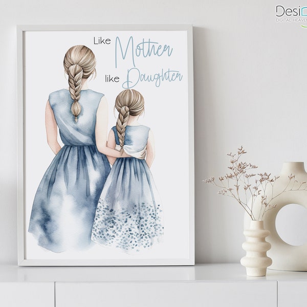 Mother Daughter Posters - Etsy