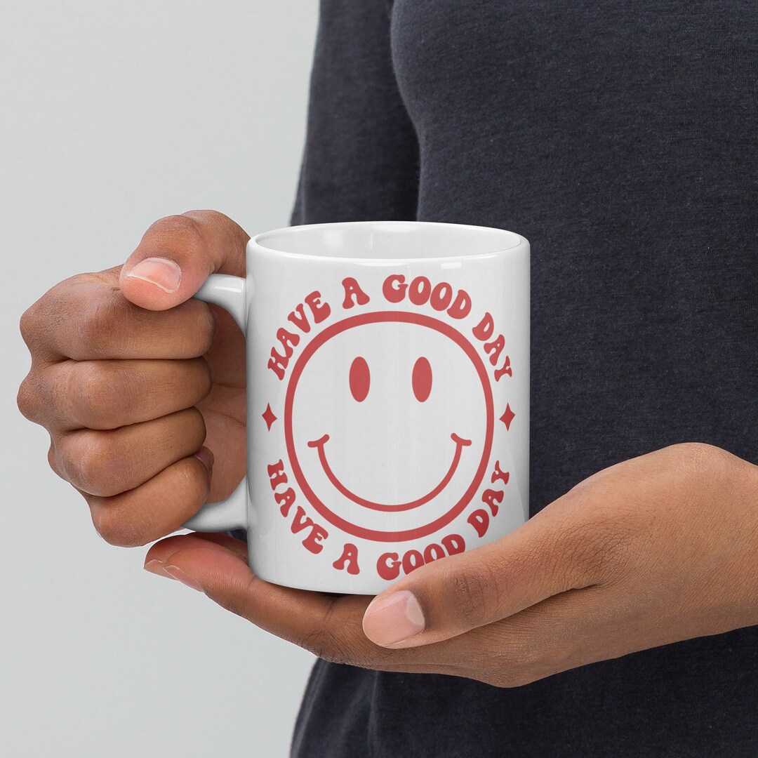 Nice Day Mug, Smiley Face Mug, Coffee Mug - Etsy