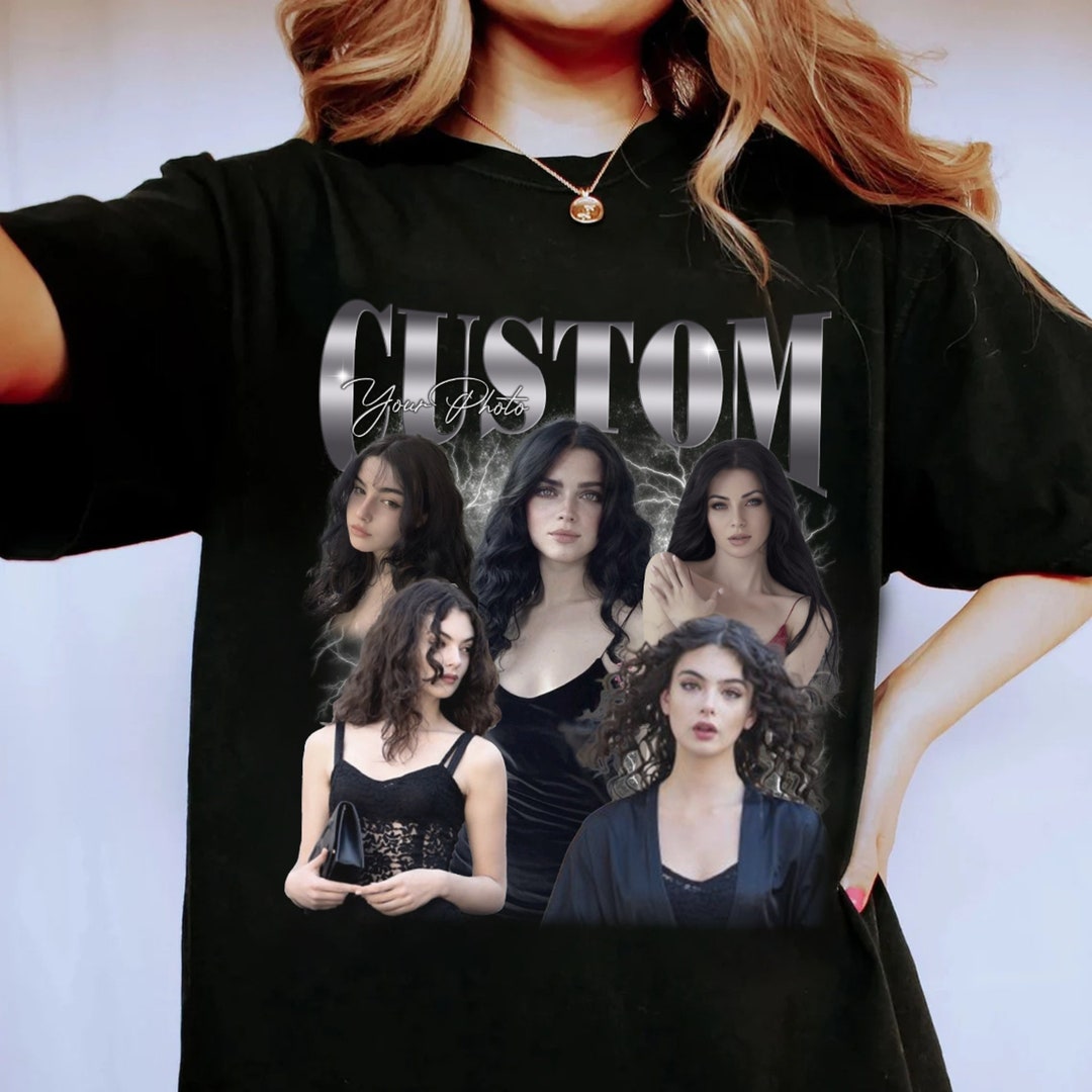 Custom Bootleg Rap Tee, Custom Photo Vintage Graphic 90s Tshirt, Custom ...