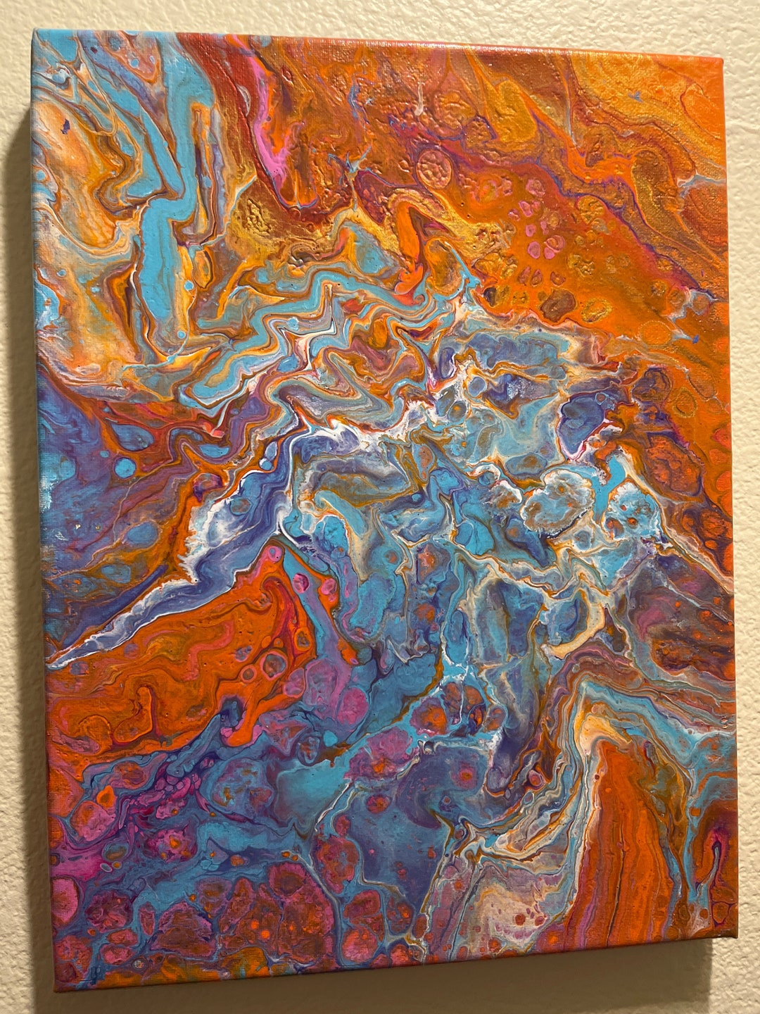 Acrylic Pour Paint Flare Wave - Etsy