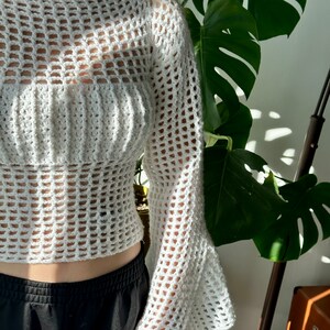 The Mes(h)merizing Top Crochet Pattern by Forged With Yarn - Crochet ...