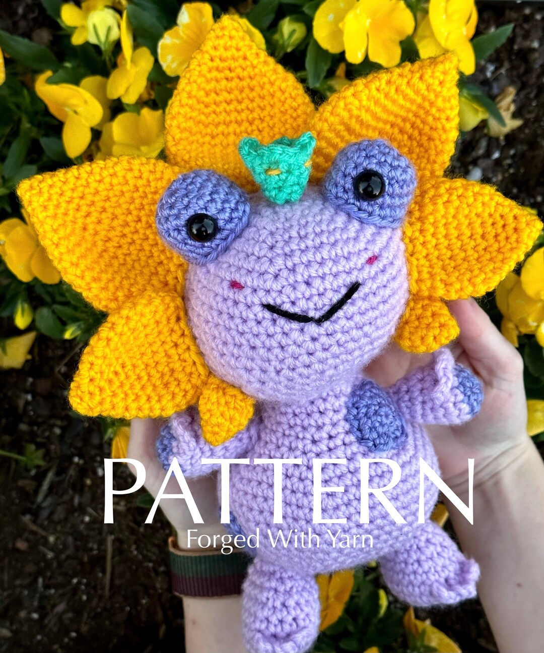 Crochet Princess Flower Frog Pattern by Forged With Yarn - Crochet ...