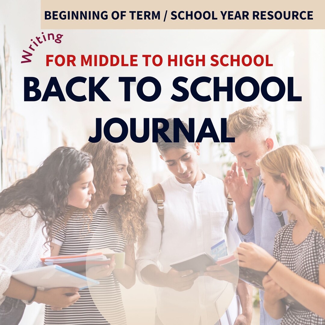 Back to School Writing Journal - Beginning of Term / Year - Digital and ...