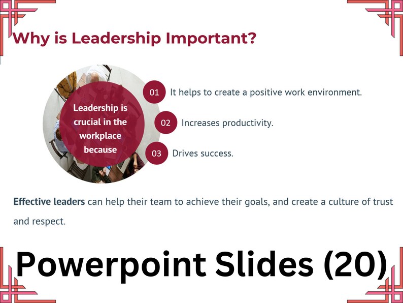Leadership in the Workplace - Powerpoint, Lesson Plan and Worksheets ...