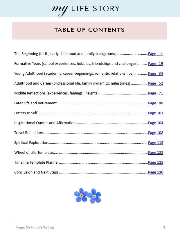 Writing My Life Story Journal - A Workbook in Both Digital and ...