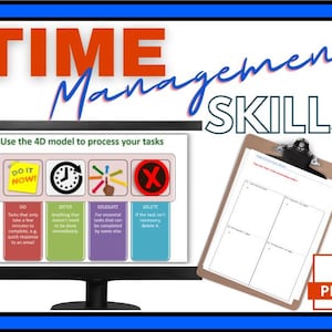 Time Management Powerpoint and Activities - Fully Editable - Etsy