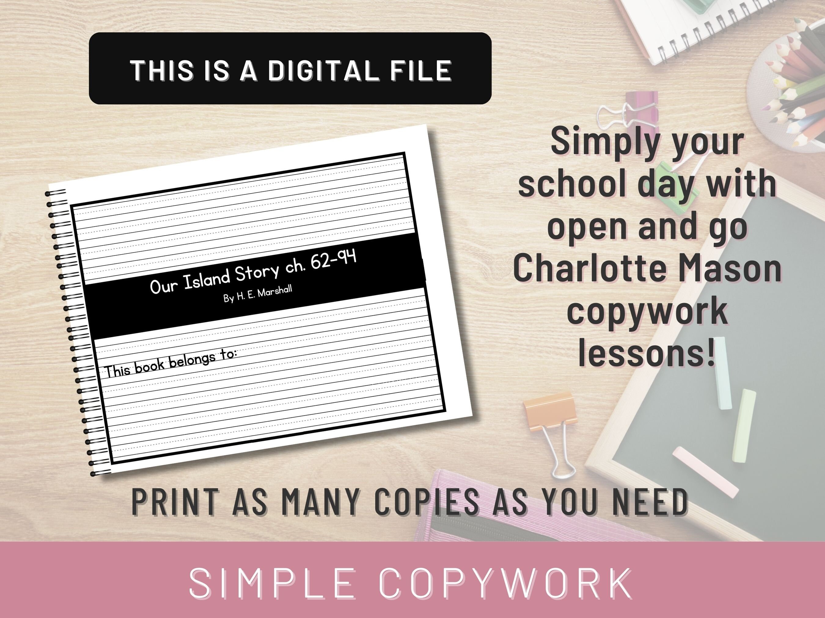 Our Island Story Ch. 62-94 Copywork & Handwriting for Charlotte Mason ...