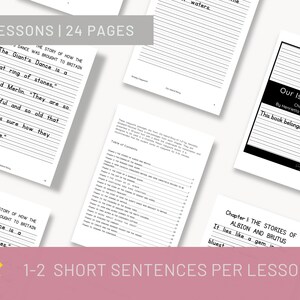 Our Island Story Ch. 1-21 Copywork Handwriting Worksheet for Charlotte ...