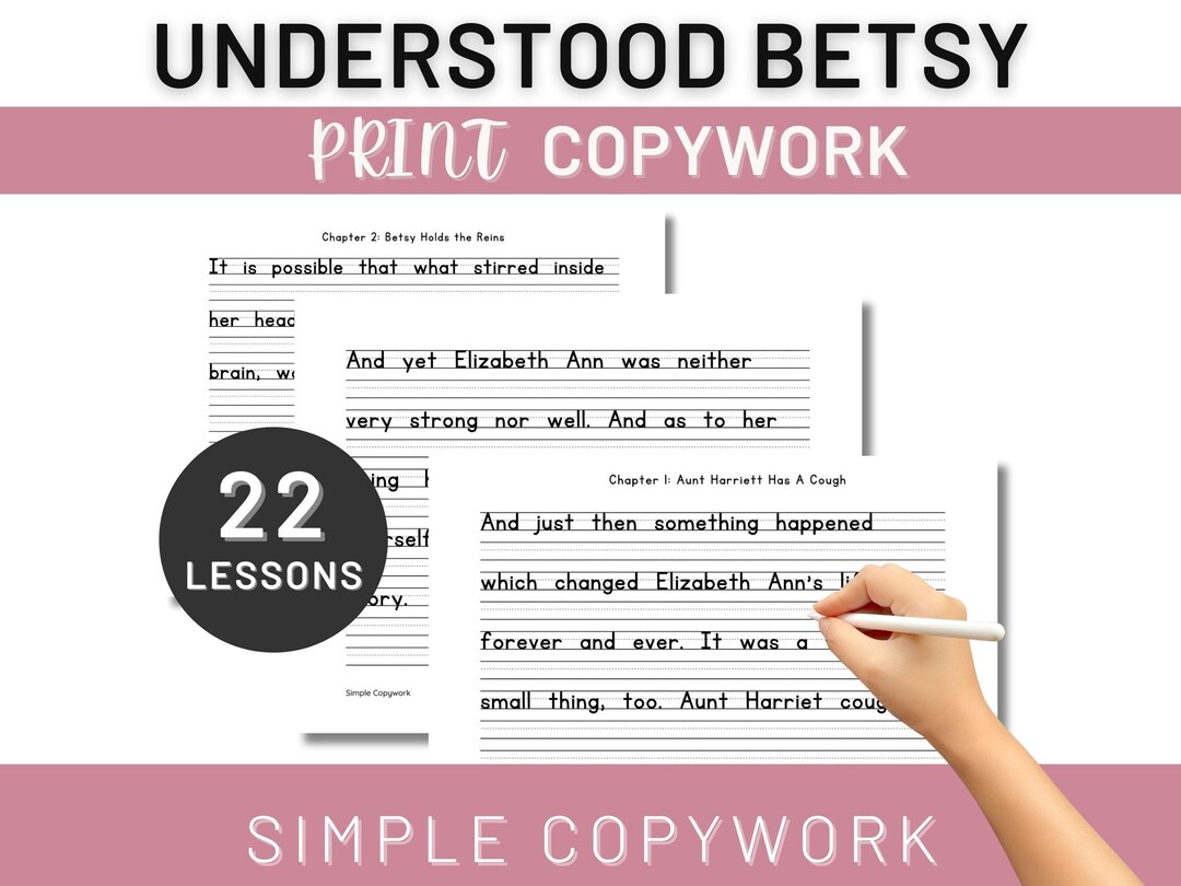 Understood Betsy PRINT Copywork for Charlotte Mason Homeschoolers, 2nd ...