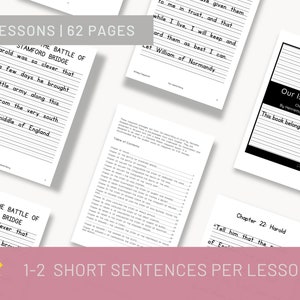 Our Island Story Ch. 22-61 Copywork Handwriting Worksheet for Charlotte ...