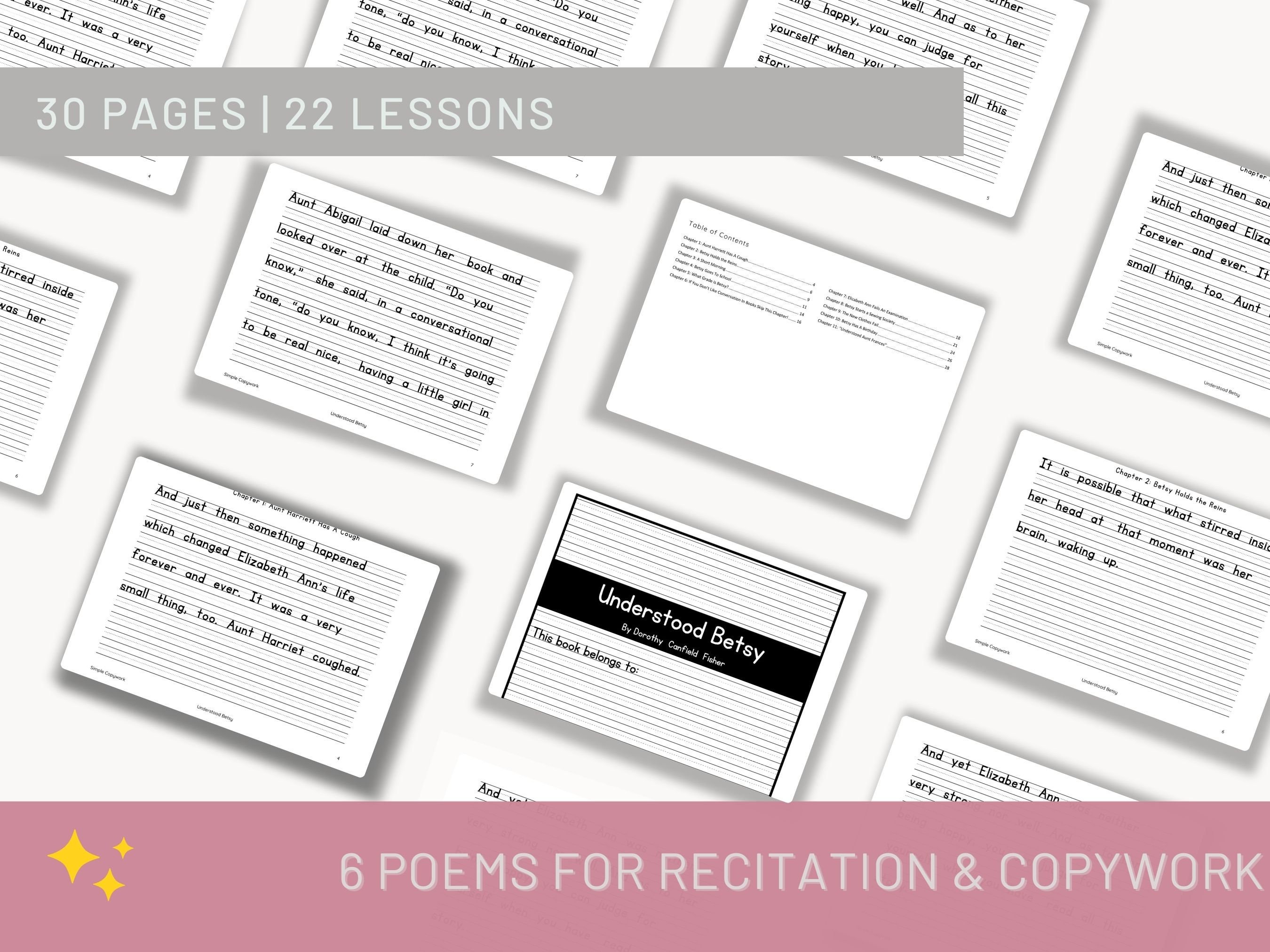 Understood Betsy PRINT Copywork for Charlotte Mason Homeschoolers, 2nd ...