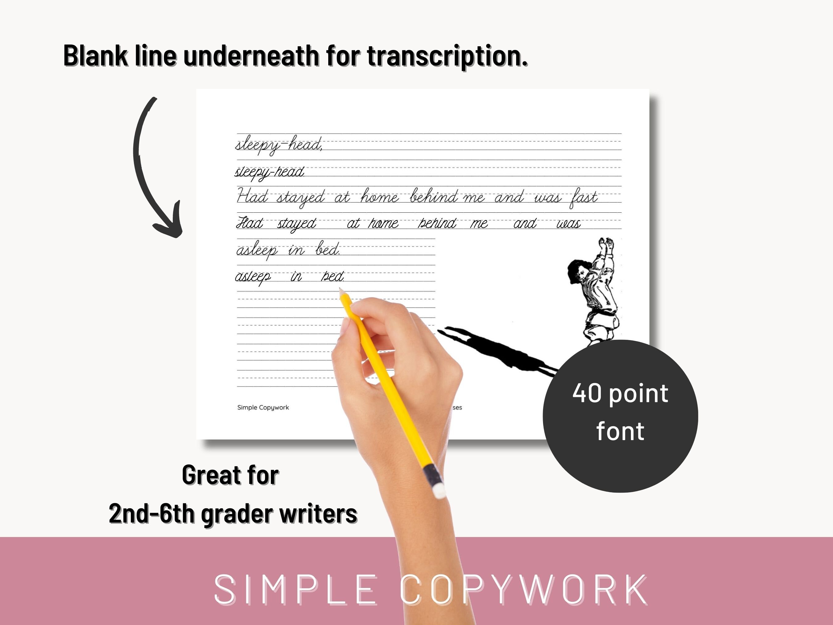 A Child's Garden of Verses Poems by Robert Louis Stevenson Copywork ...