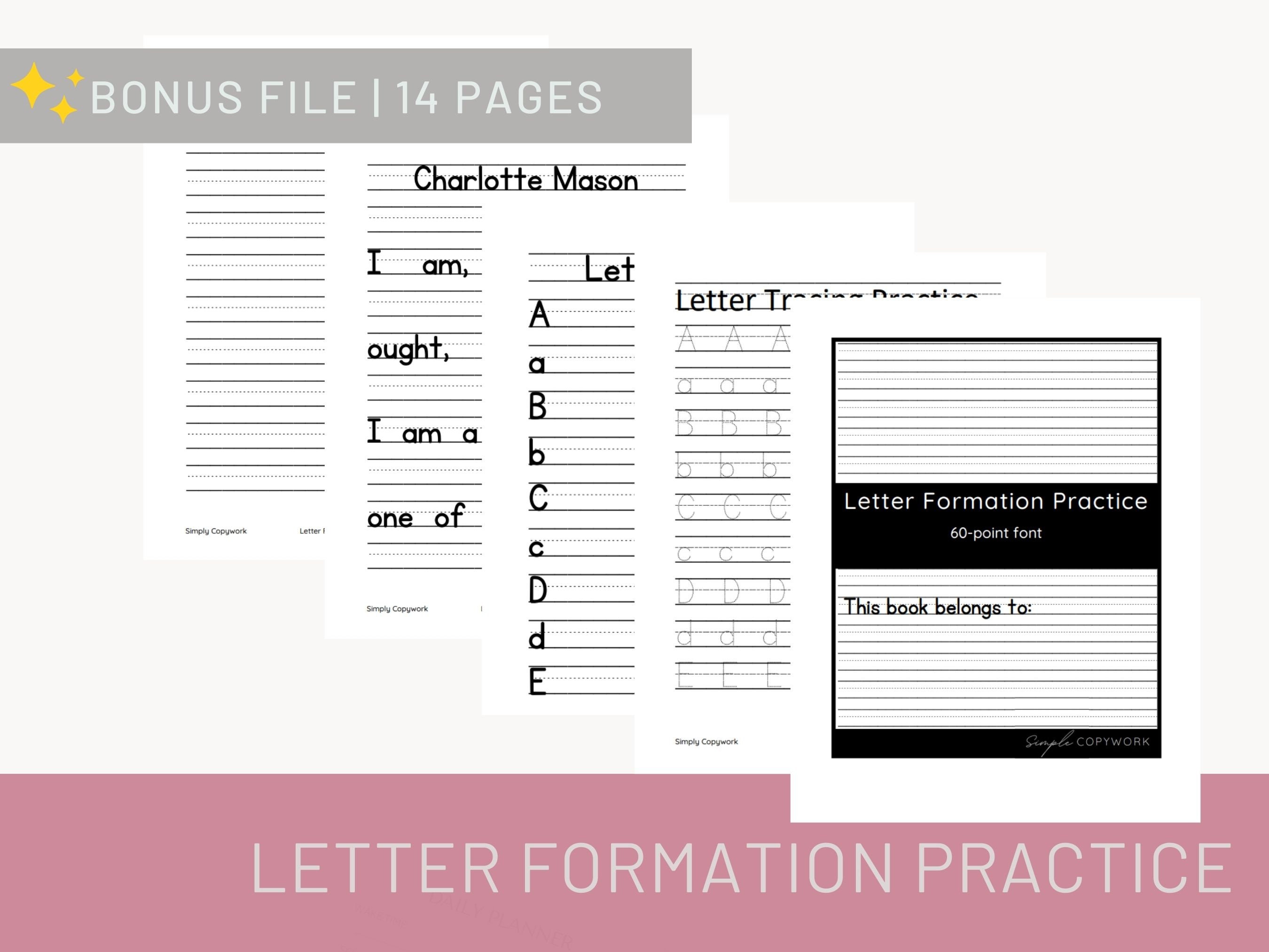 Our Island Story Ch.1-21 Copywork & Handwriting Worksheet in 60-point ...