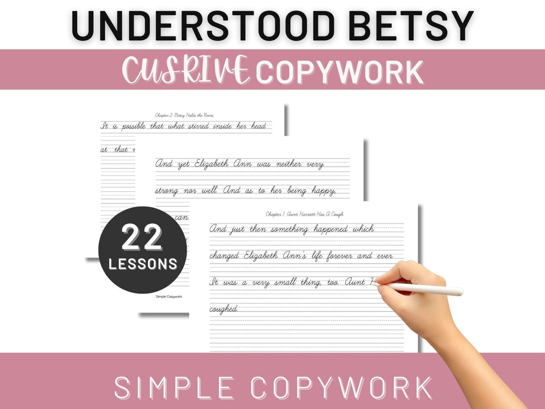 Understood Betsy CURSIVE Copywork for Charlotte Mason Homeschoolers ...