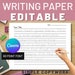Editable Lined Handwriting Paper With a Tracing Font for Prek, K, 1st ...