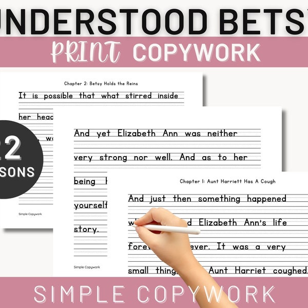 2nd Grade Copywork - Etsy