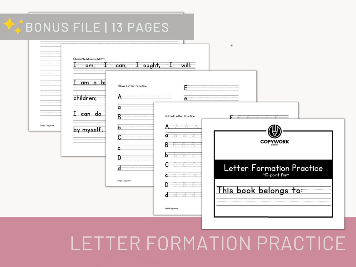 Our Island Story Ch. 22-61 Copywork Handwriting Worksheet for Charlotte ...