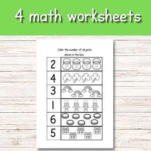St. Patrick's Day Worksheets | Word Search | Coloring Pages | Color by ...