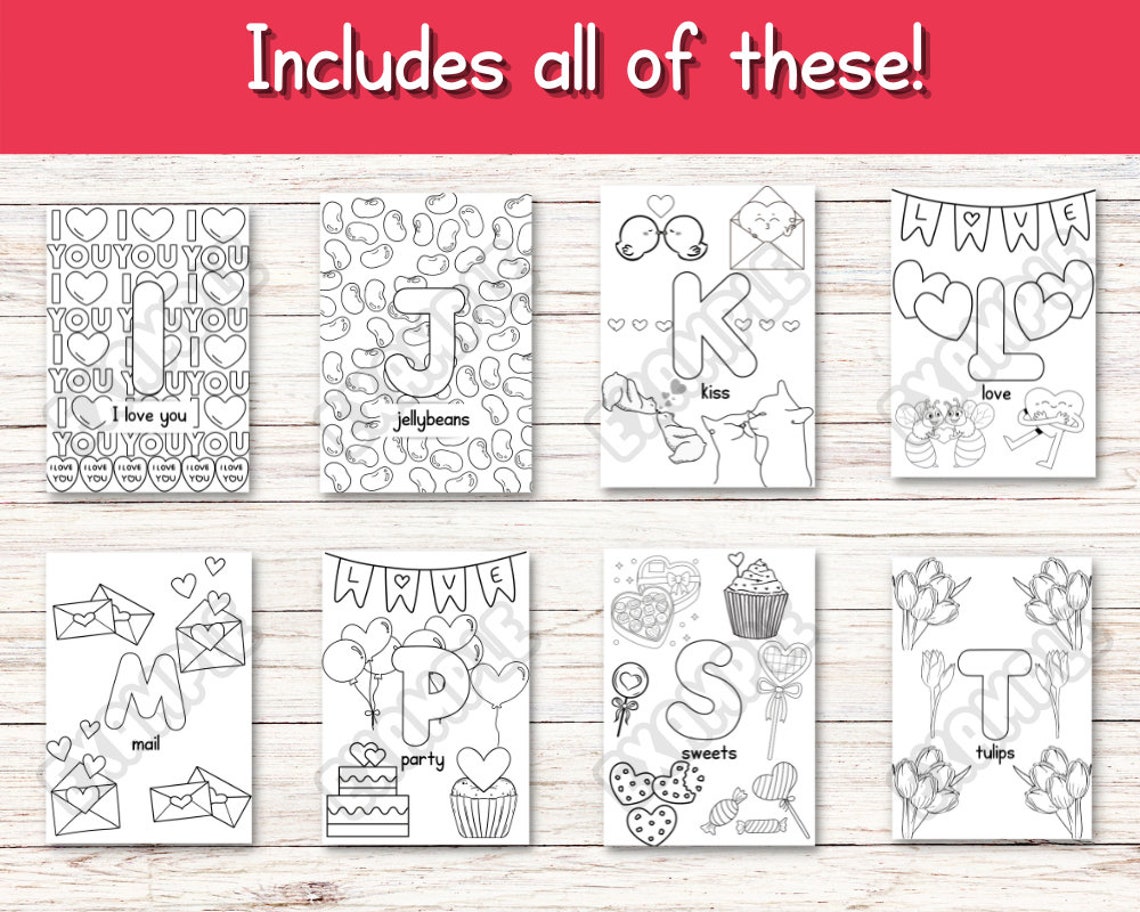 Valentine's Day Coloring Pages | Valentine's Day Worksheets for Kids ...