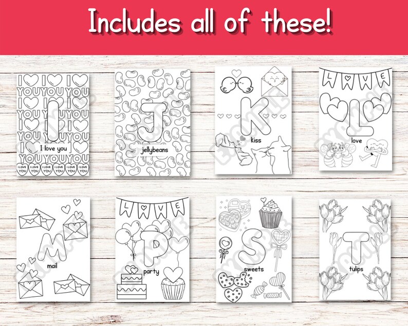 Valentine's Day Coloring Pages | Valentine's Day Worksheets for Kids ...