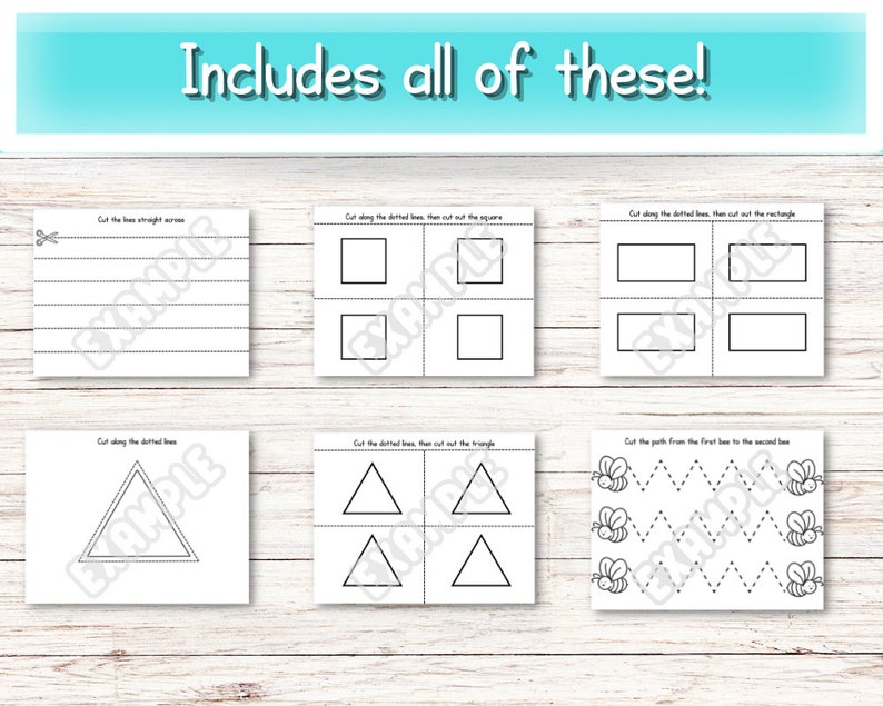 Scissor and Cutting Practice | Cut and Paste Worksheets for ...