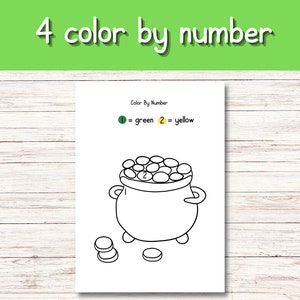 St. Patrick's Day Worksheets | Word Search | Coloring Pages | Color by ...
