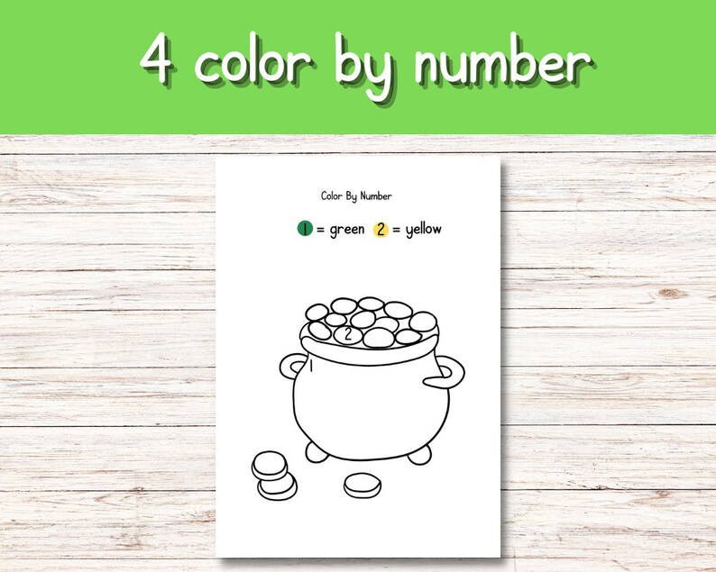 St. Patrick's Day Worksheets Word Search Coloring Pages Color by Number ...