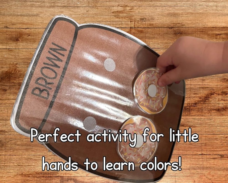 Doughnut Color Sorting Printable Activity - Etsy