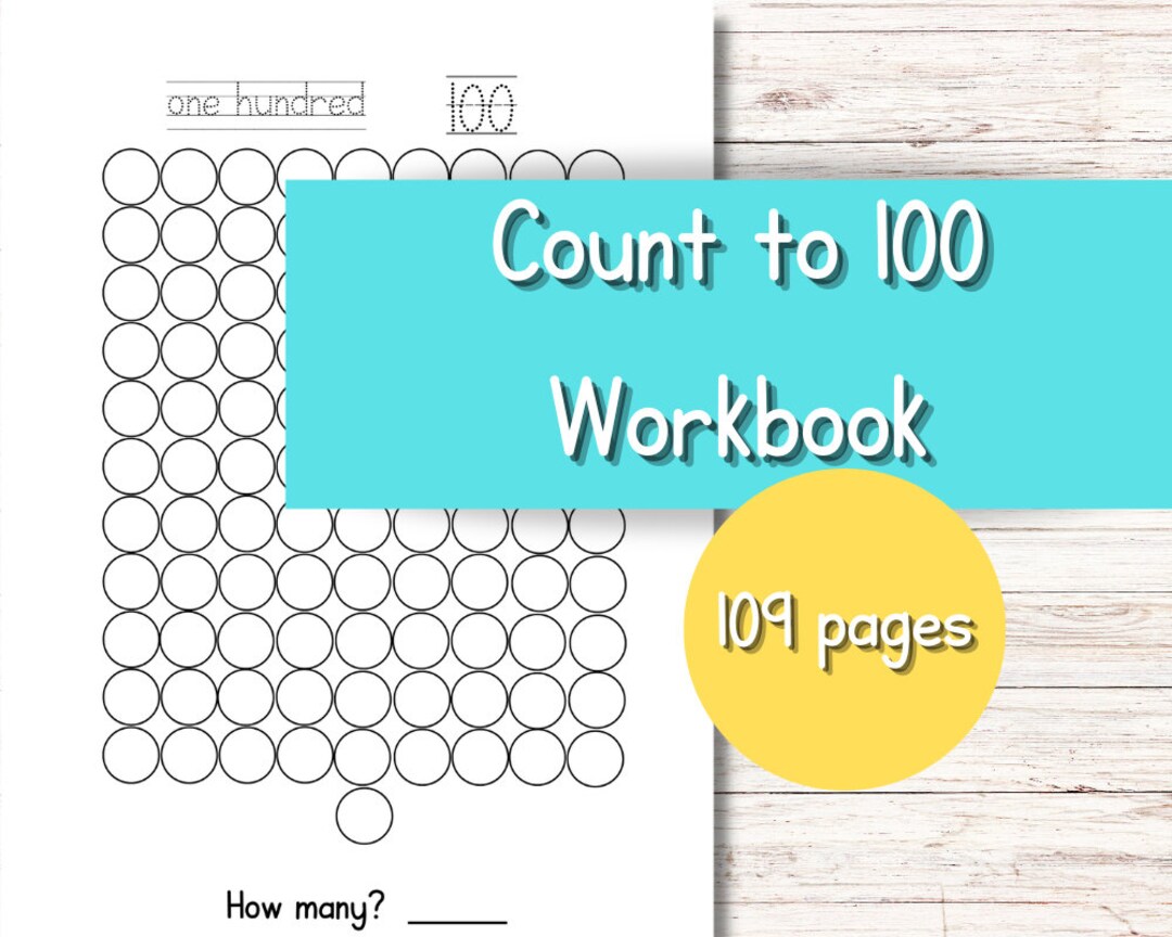 Count to 100 Workbook for Preschool, Pre-k, and Kindergarten | Learn to ...