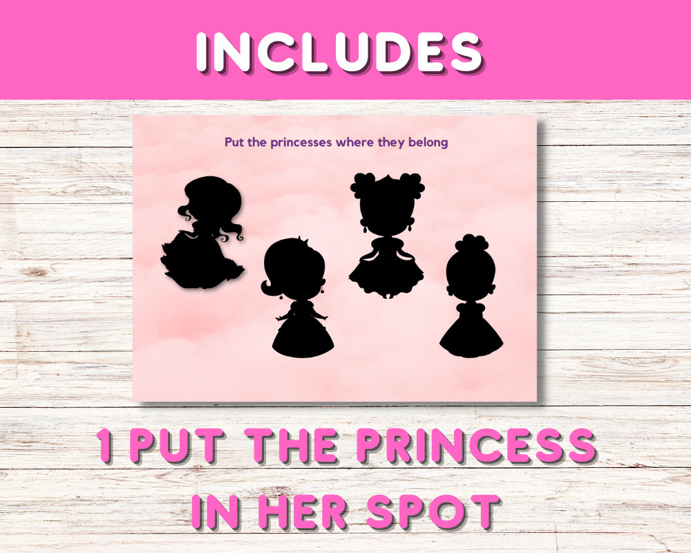 Princess Busy Book | Princess Activity Pages for Preschooler, Toddler ...
