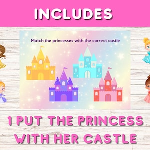 Princess Busy Book | Princess Activity Pages for Preschooler, Toddler ...