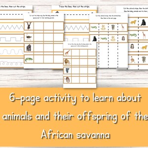 Montessori Inspired Preschool Cutting Strips | Early Scissor Skills ...