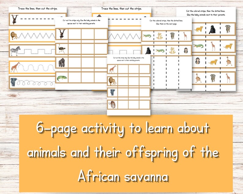 Montessori Inspired Preschool Cutting Strips | Early Scissor Skills ...