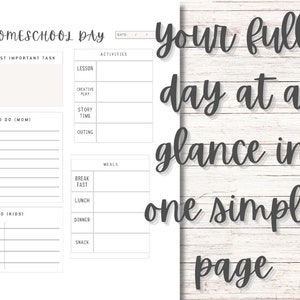 Editable Daily Homeschool and Life Planner for Homeschool Moms ...