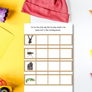 Montessori Inspired Preschool Cutting Strips | Early Scissor Skills ...