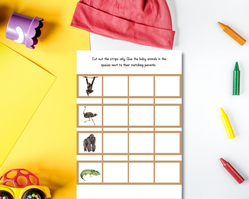Montessori Inspired Preschool Cutting Strips | Early Scissor Skills ...