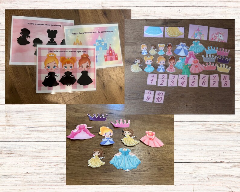 Princess Busy Book | Princess Activity Pages for Preschooler, Toddler ...