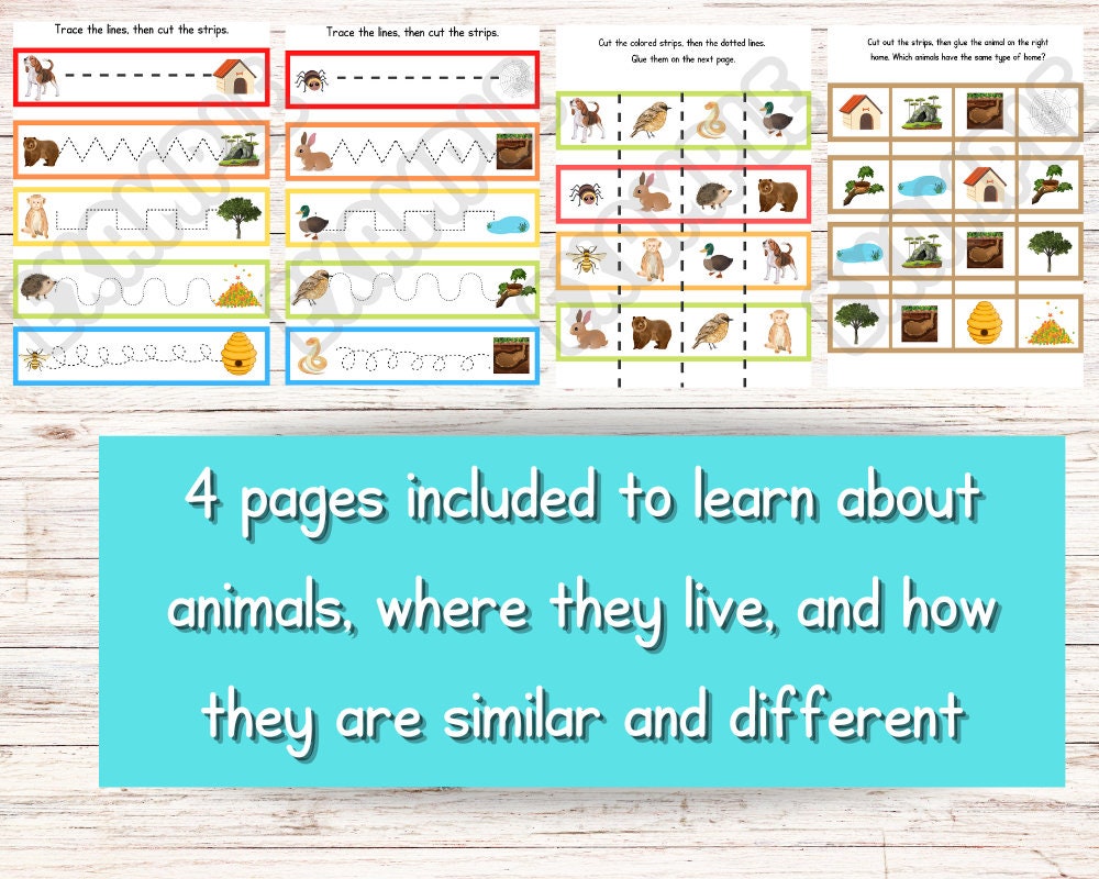 Montessori Inspired Preschool Cutting Strips | Early Scissor Skills ...
