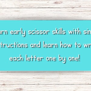 Alphabet Trace, Cut, and Paste Worksheet for Preschoolers | Learn to ...
